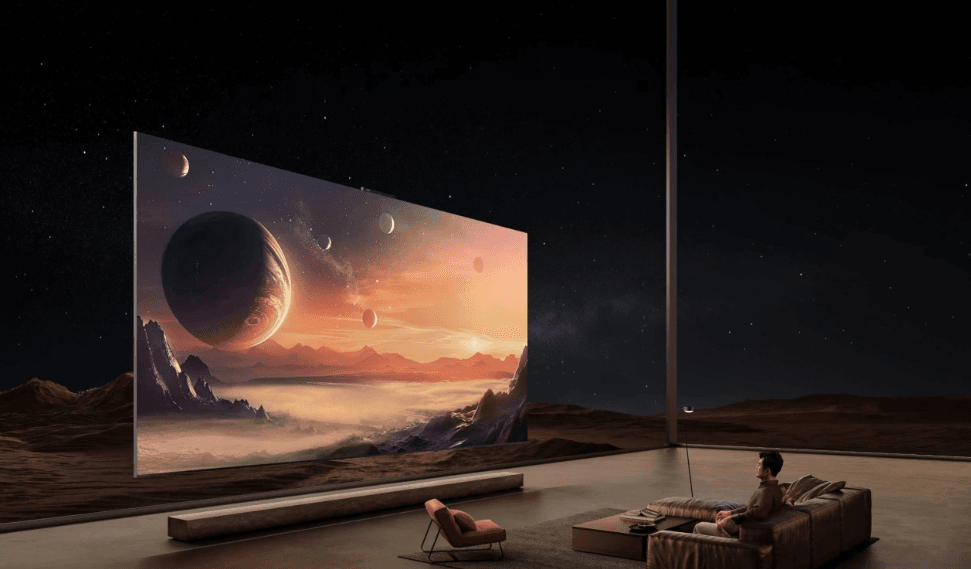 Huawei presents a huge "Super Mini-LED" television. 110 inches, 6000 ...
