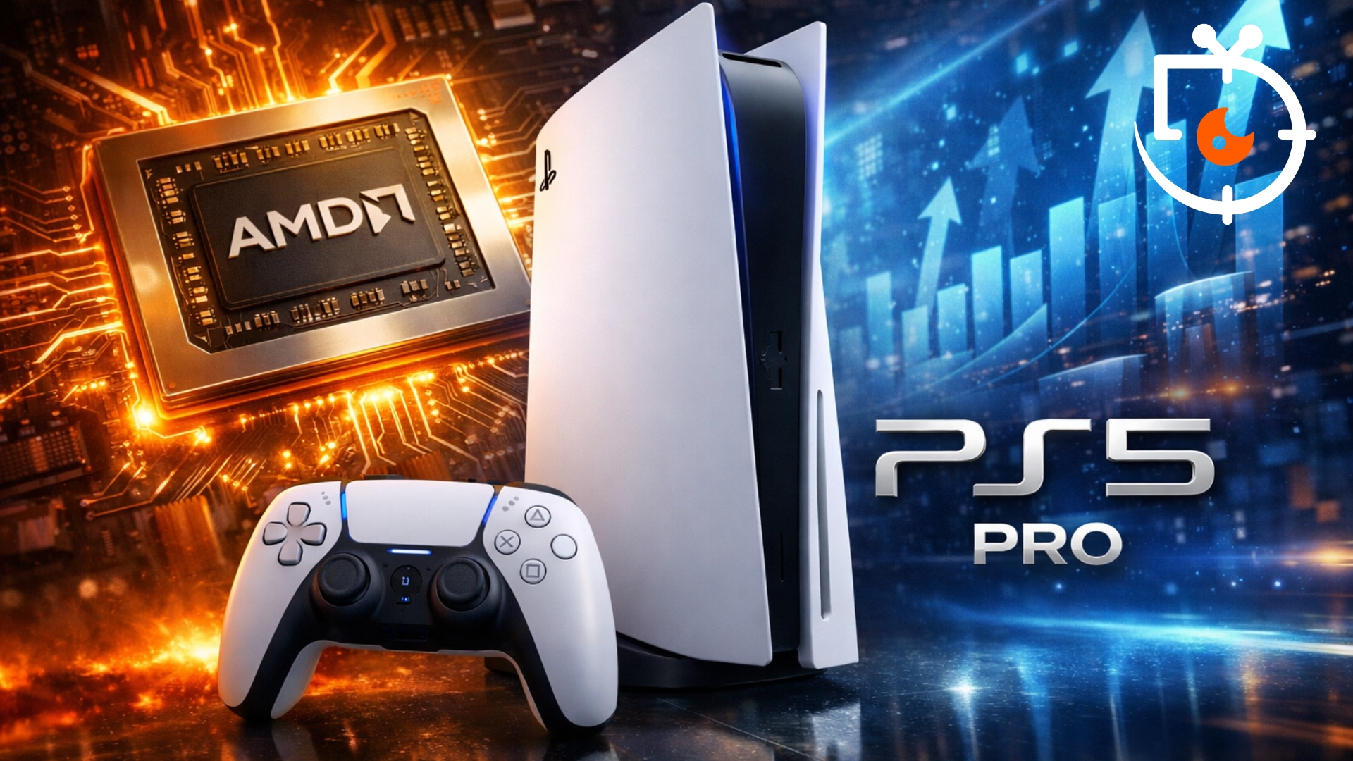 PS5 Pro with a big graphics upgrade. Sony is betting on AMD technology.