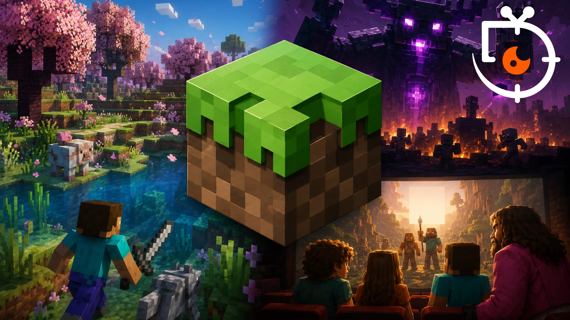 Minecraft reveals major new features. A new biome, a powerful opponent ...